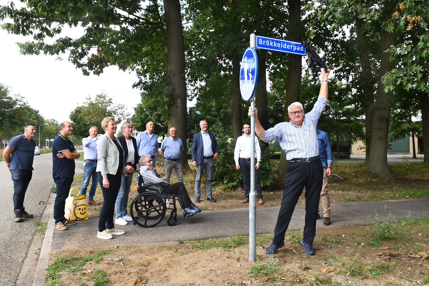 Opening wandelpad op Hofskamp Oost